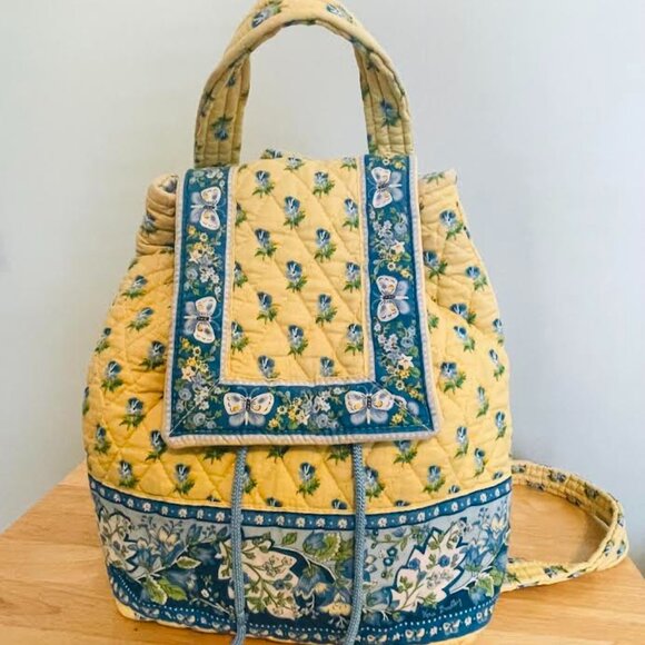 Yellow Vera Bradley Backpack